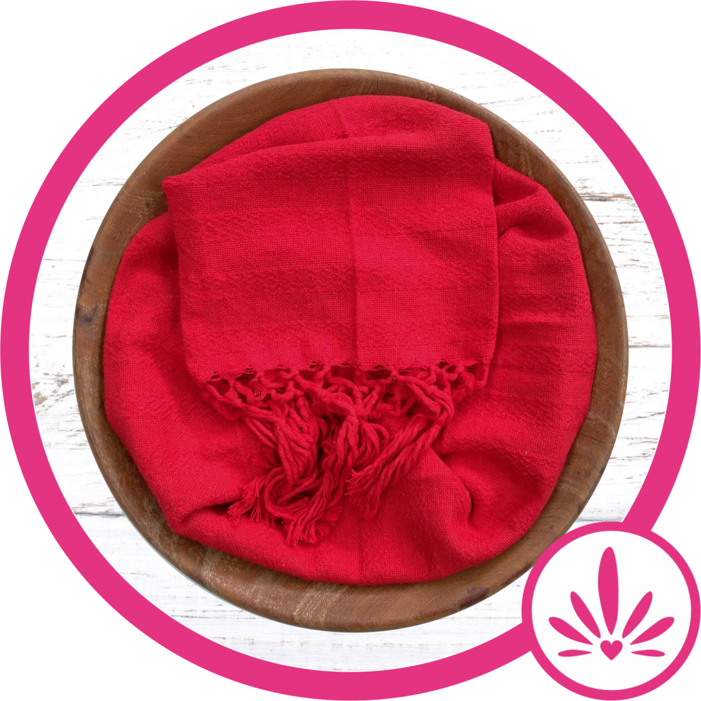 Rebozo - Red Cherry (2m) - Your Doula, Natalie Lutge